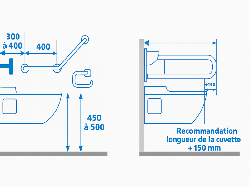 Normes pour des sanitaires PMR en ERP | Batinea